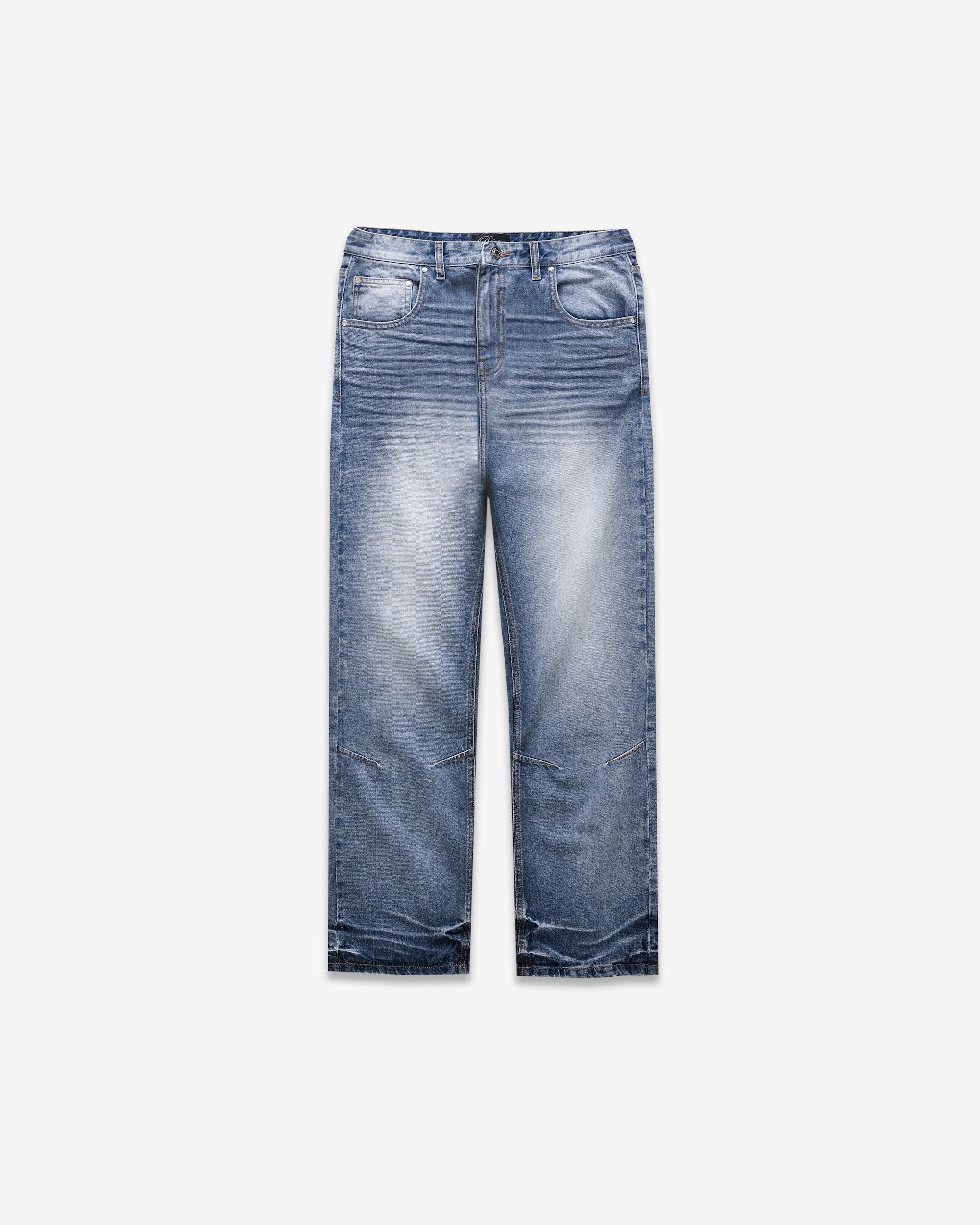 Relaxed Ripple Denim - Classic Blue – Benir Clothing